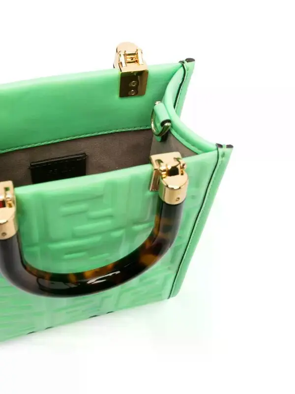 Fendi Monogram-debossed Tote Bag