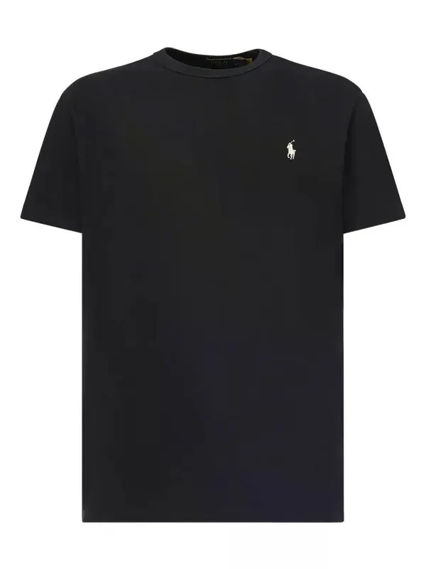 Polo Ralph Lauren Logo-embroidered T-sshirt - Black