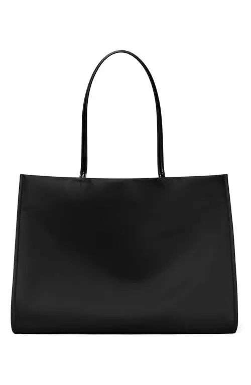 Tory Burch Ella Patent Nylon Tote - Black