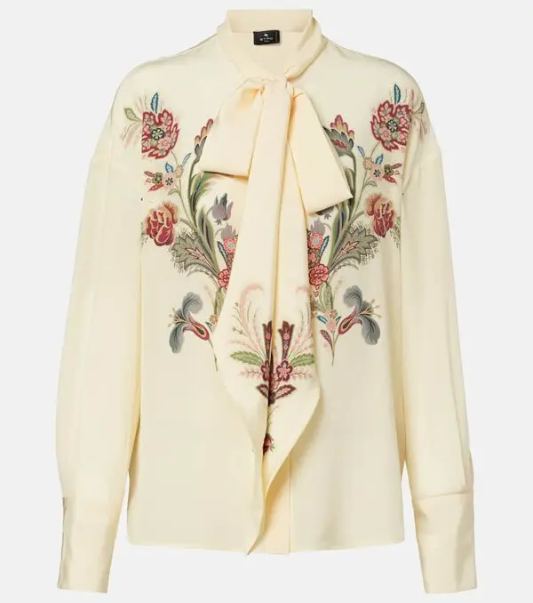 Etro Floral Silk Blouse