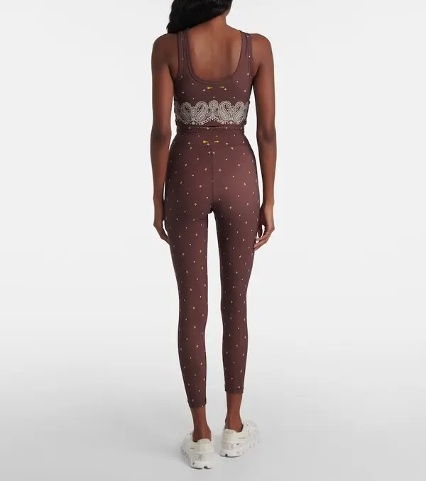 The Upside Mikkola Printed High-rise Leggings