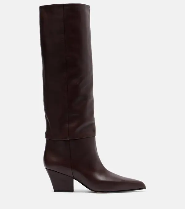 Paris Texas Jane 60 Leather Knee-high Boots - Brown