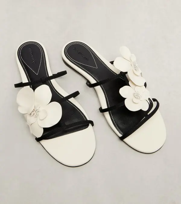Zimmermann Orchid Leather Sandals - Multicoloured