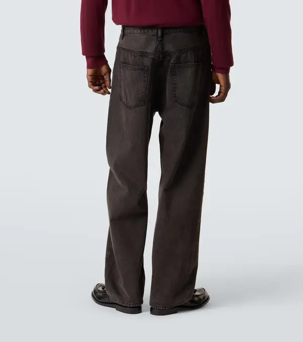 FRAME High-rise Straight Leg Jeans