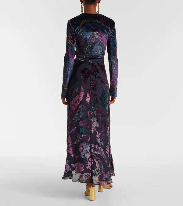 Etro Floral Maxi Skirt