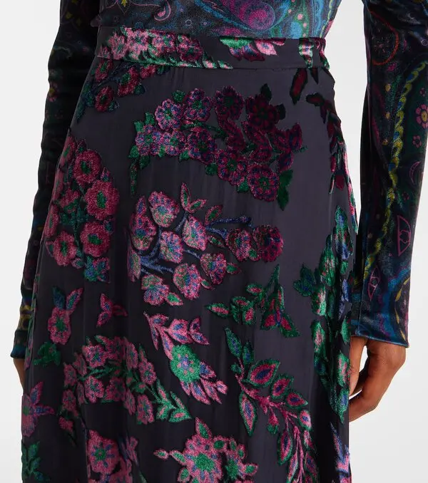 Etro Floral Maxi Skirt