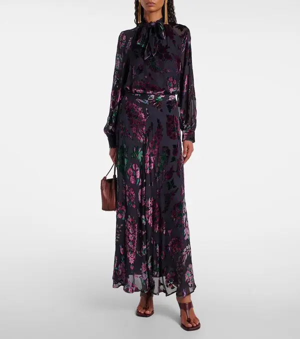 Etro Floral Maxi Skirt