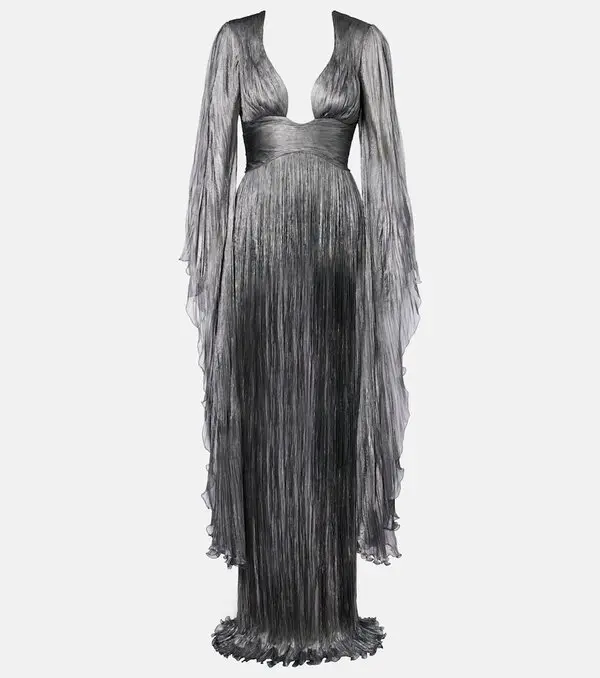 MARIA LUCIA HOHAN Catia Silk Gown - Silver