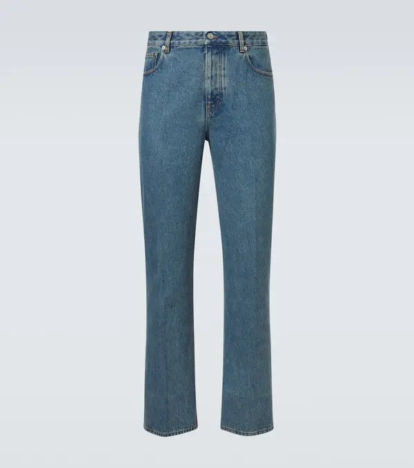 Valentino Garavani Mid-rise Straight Jeans