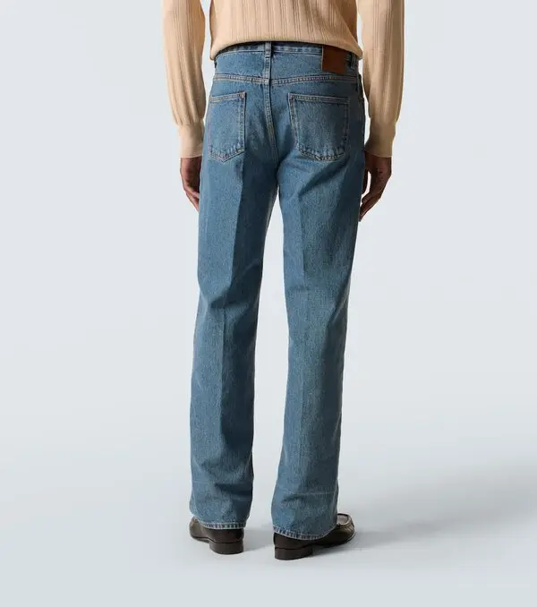 Valentino Garavani Mid-rise Straight Jeans