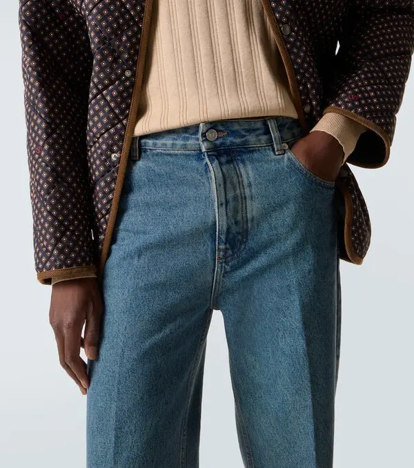 Valentino Garavani Mid-rise Straight Jeans