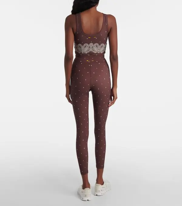 The Upside Mikkola Printed High-rise Leggings