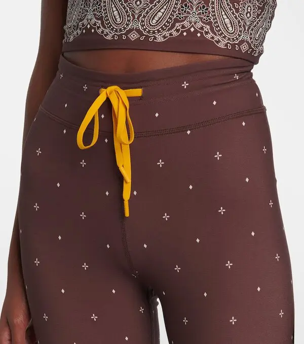 The Upside Mikkola Printed High-rise Leggings