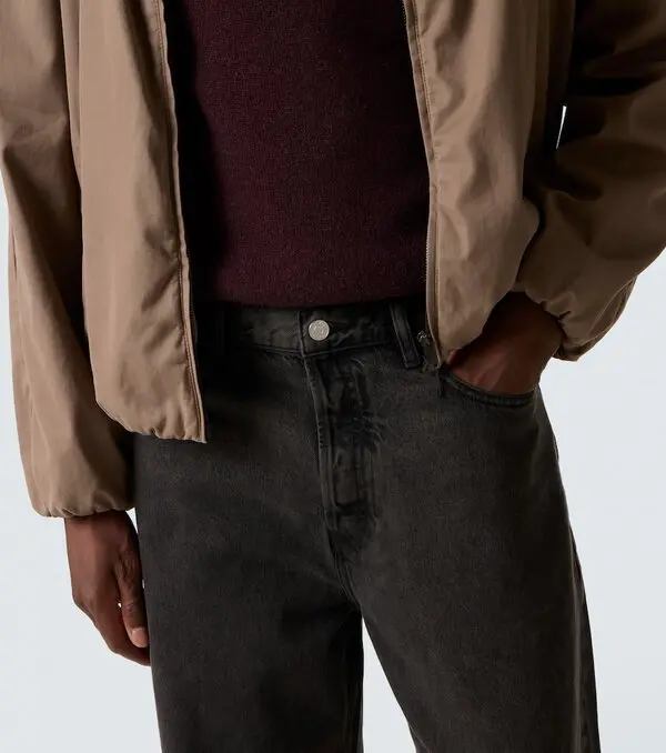 FRAME Baggy High-rise Straight Jeans