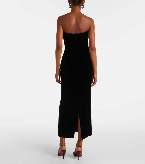 MUGLER Velvet Bustier Dress