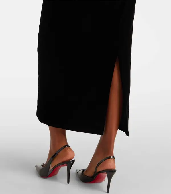 MUGLER Velvet Bustier Dress