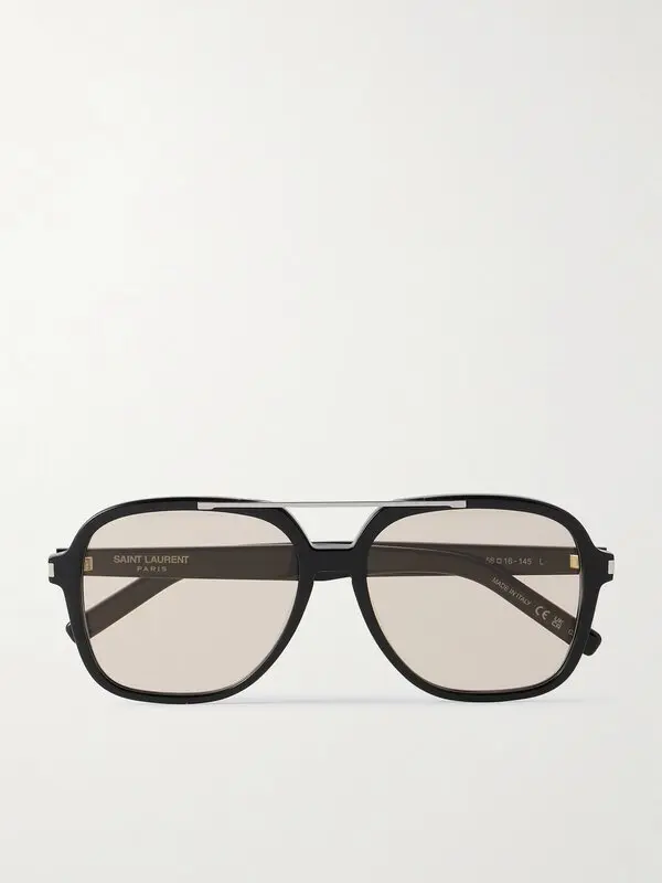 Saint Laurent Aviator-style Sunglasses - Black