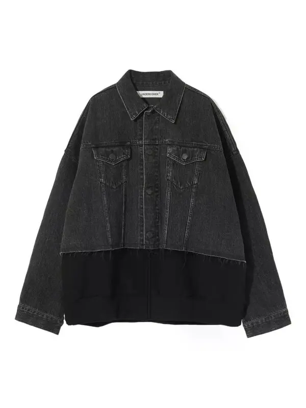 UNDERCOVERISM Denim-paneled Cotton Jacket