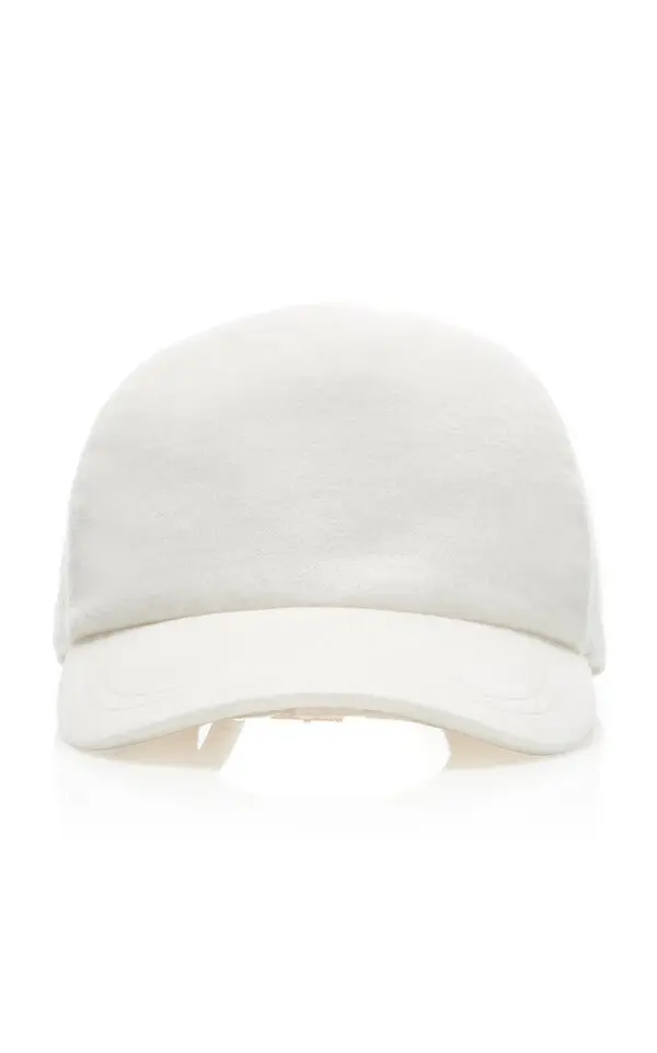 Gabriela Hearst Zed Baseball Cap - Ivory