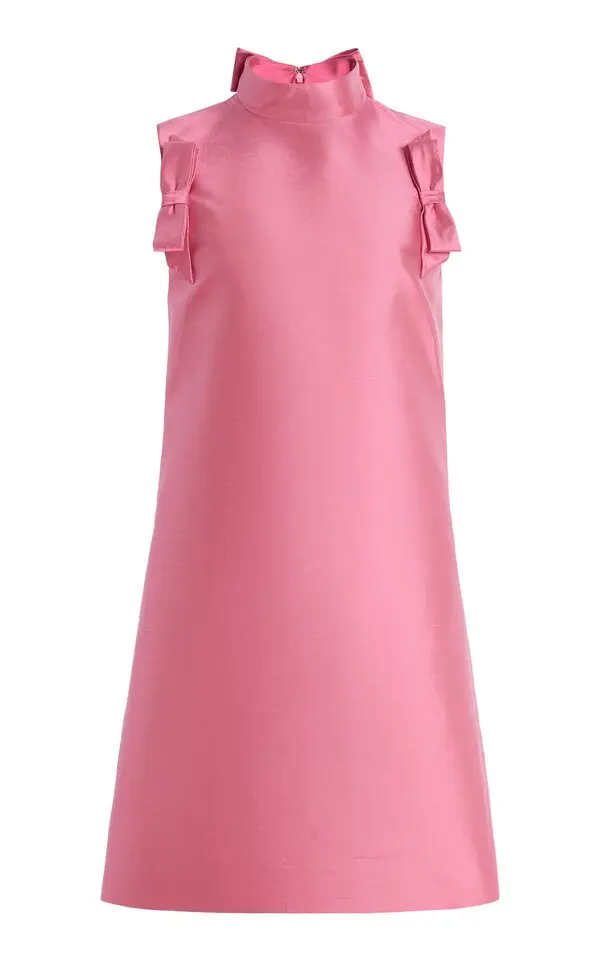 Valentino Garavani Bow-detailed Mini Dress - Pink