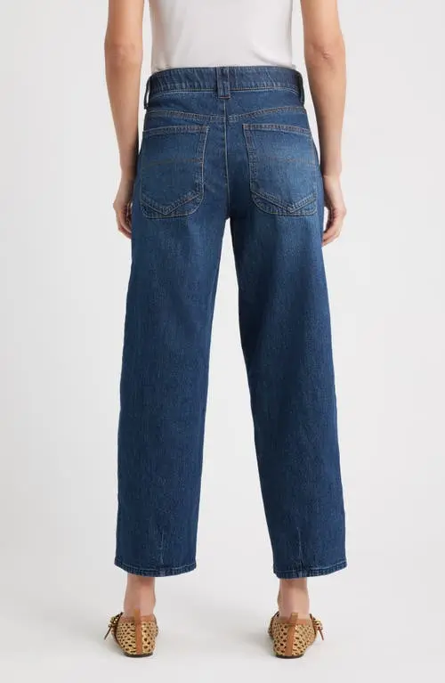 Wit & Wisdom High Waist Barrel Leg Jeans