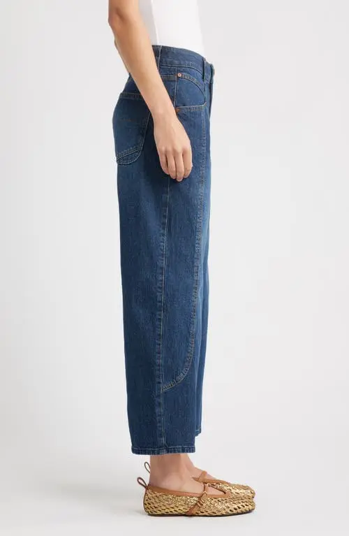 Wit & Wisdom High Waist Barrel Leg Jeans