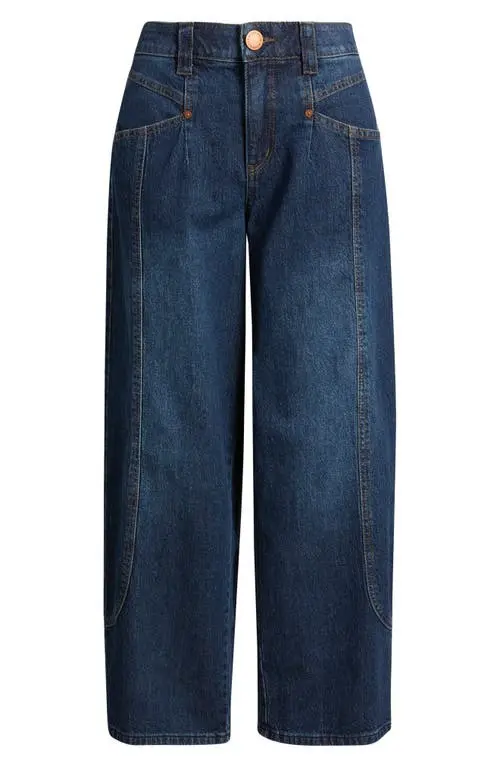 Wit & Wisdom High Waist Barrel Leg Jeans
