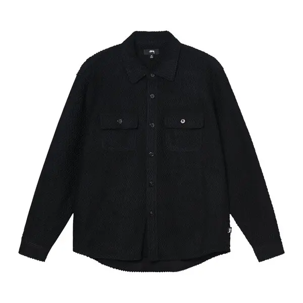 StÜssy Textured Wool Cpo Long-sleeve Shirt