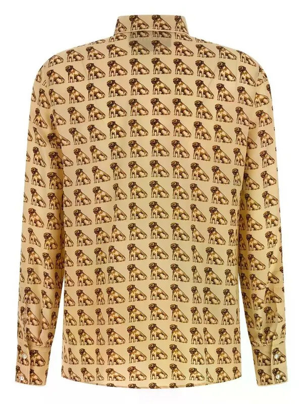 Valentino Garavani Petit Charles-print Shirt - Neutrals