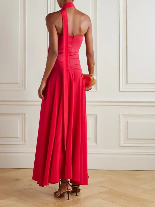 ESSE STUDIOS Illi Strapless Maxi Dress With Tie