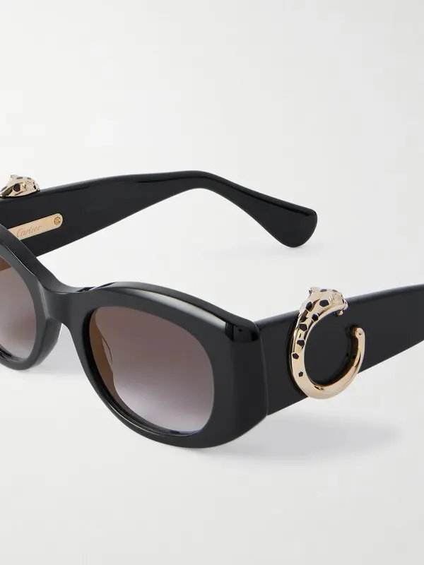Cartier Panthère Classic Oval Sunglasses