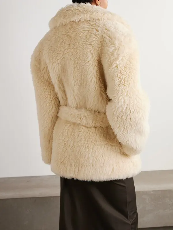Stella McCartney Wool-blend Fleece Coat