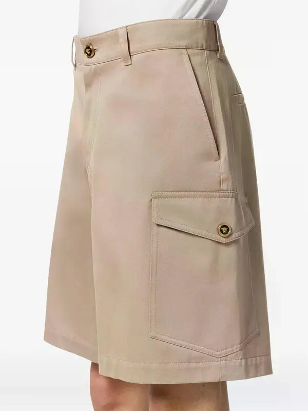 Versace Gabardine Cargo Shorts