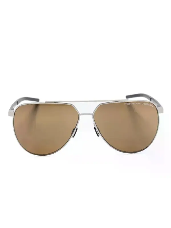 Porsche Design Pilot-frame Sunglasses - Grey