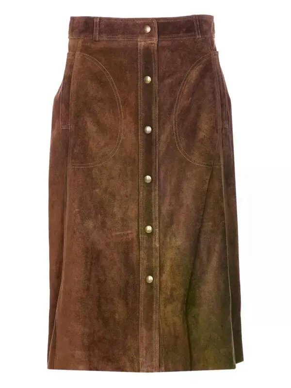 ARMA Button-front Midi Skirt