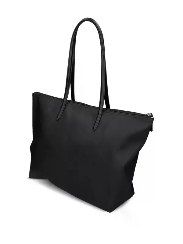 Lacoste Zip-top Tote Bag - Black