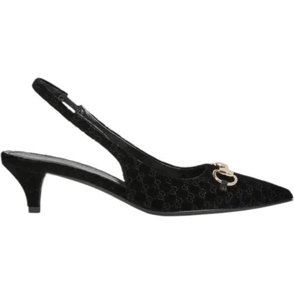 Gucci Slingback Pump With Horsebit Detail
