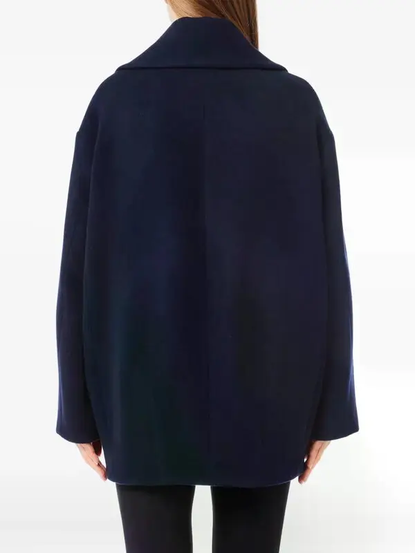 Liu Jo Double-breasted Pea Coat With Chain Embellishment