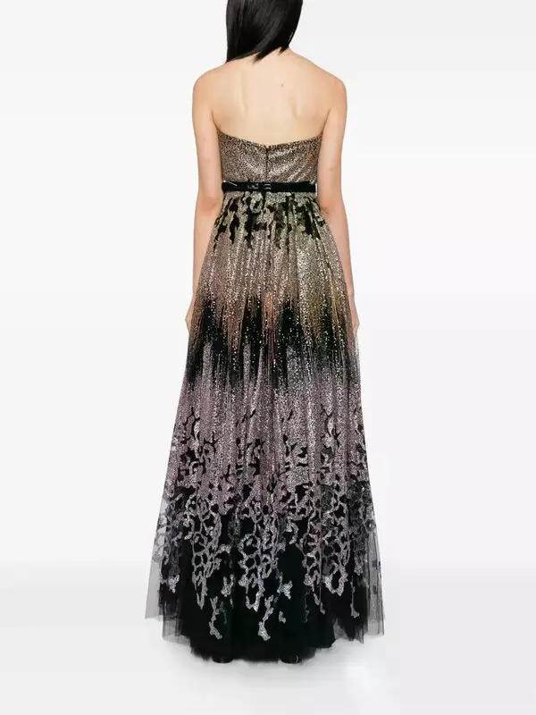 SAIID KOBEISY Crystal-embellished Gown