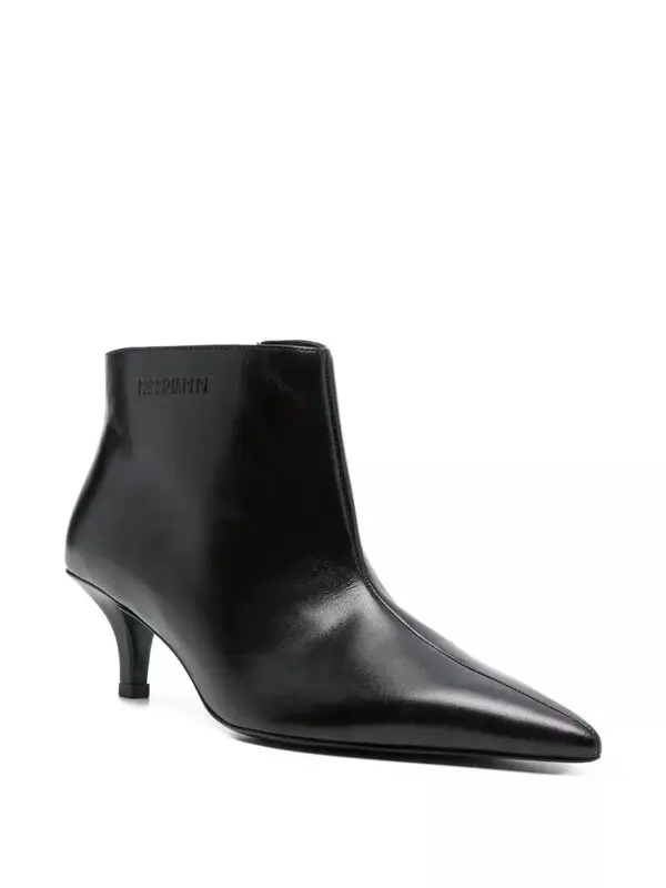 Patrizia Pepe 55mm Pointed-toe Leather Ankle Boots