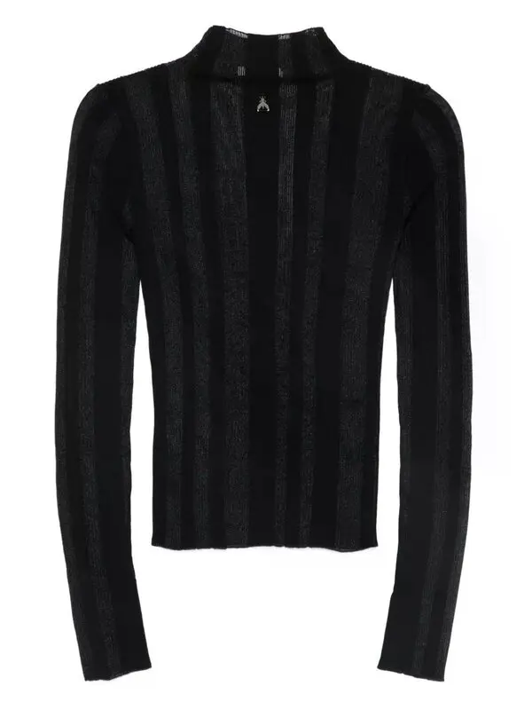 Patrizia Pepe Ribbed Crew-neck Sweater