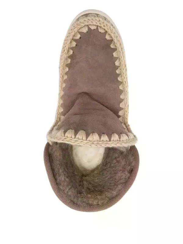 Mou Suede Ankle Boots - Grey