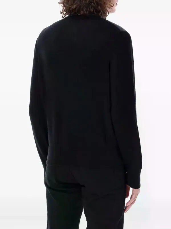 TOM FORD Padded-panel Long-sleeve Jacket - Black