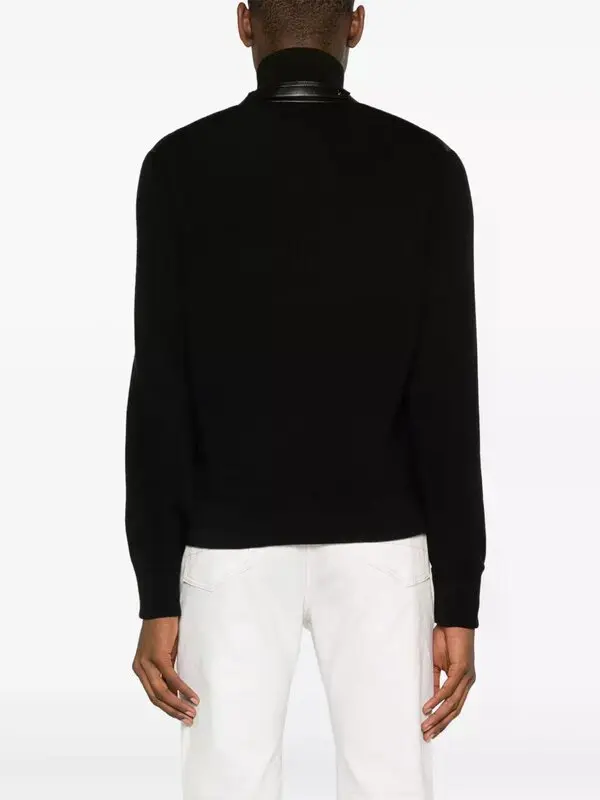 TOM FORD Padded-panel Long-sleeve Jacket - Black