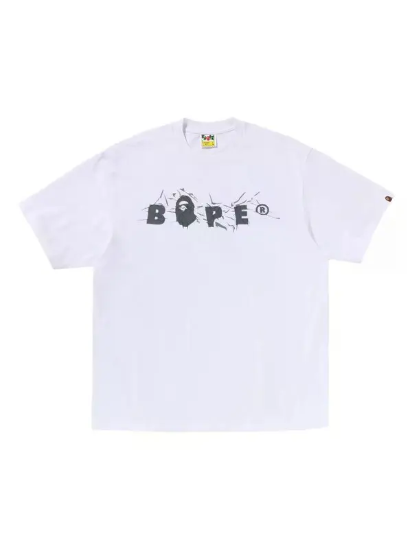 A BATHING APE Logo-print T-shirt - White