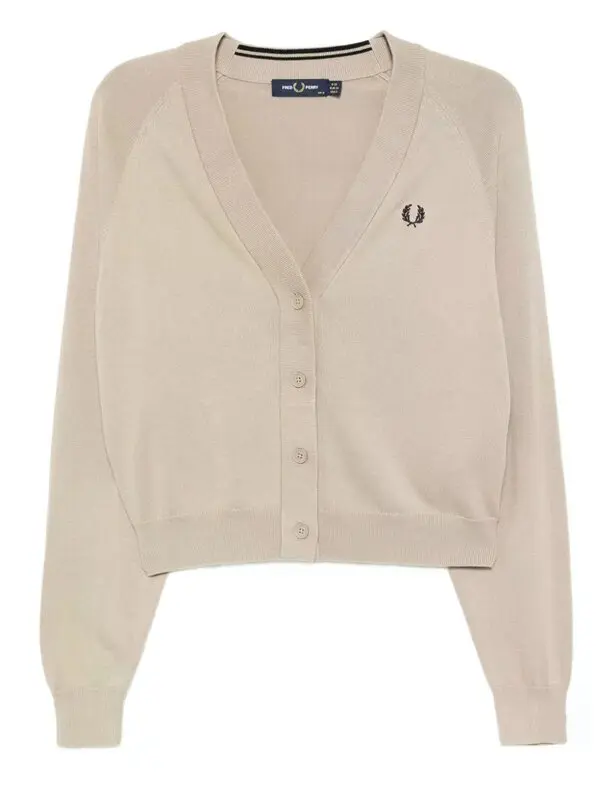 Fred Perry Logo-embroidered Cardigan