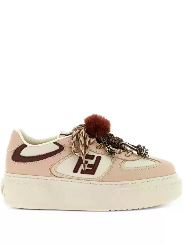 Fendi Platform Logo Sneakers