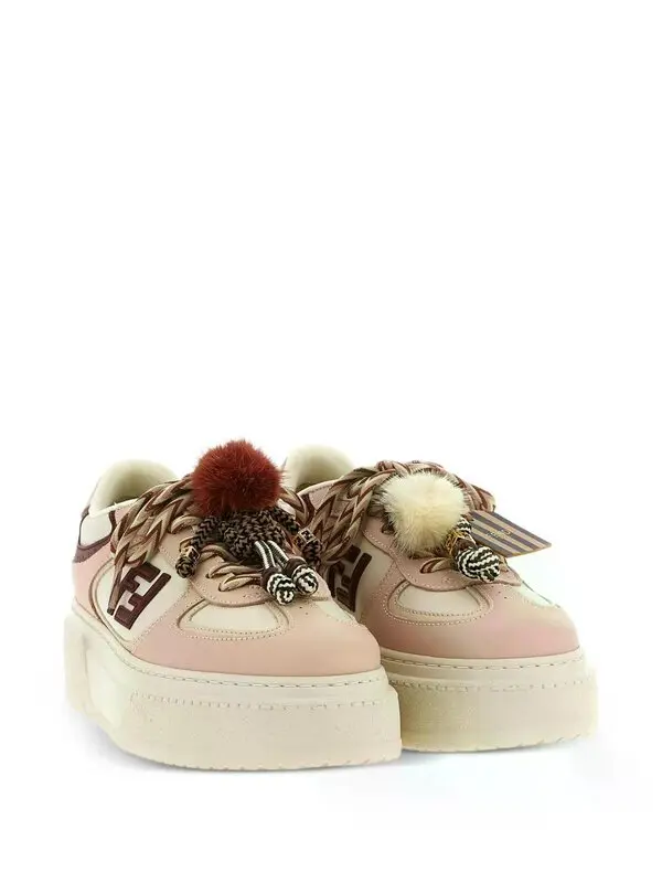 Fendi Platform Logo Sneakers