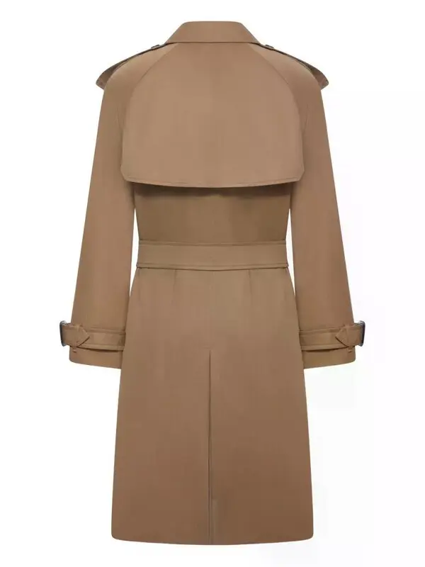 Burberry Long Gabardine Chestwood Trench Coat