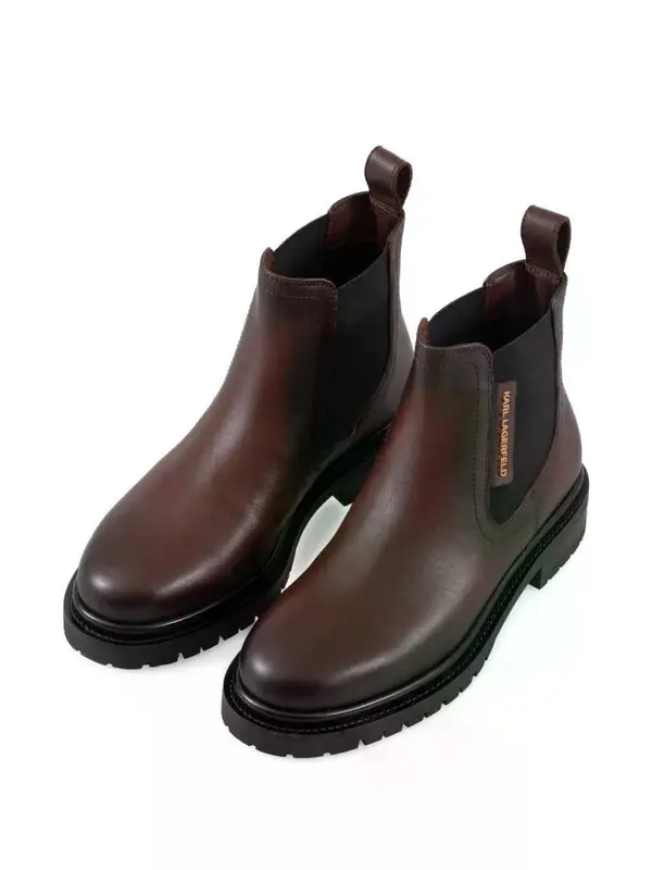 Karl Lagerfeld Leather Boots